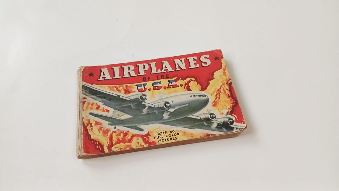 1940s Airplanes of the USA Identification Booklet Vintage Retro Antique ...