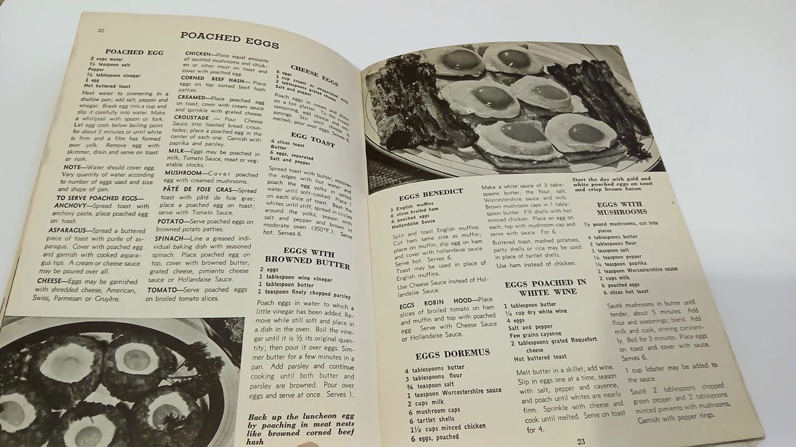 1950s Set of 11 Culinary Arts Institute Vintage Retro Cookbook Recipe ...