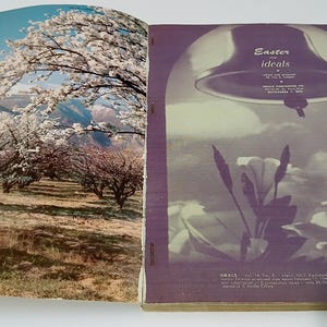1957 Easter Ideals Book Vintage Retro Holiday Traditions Coffee Table ...