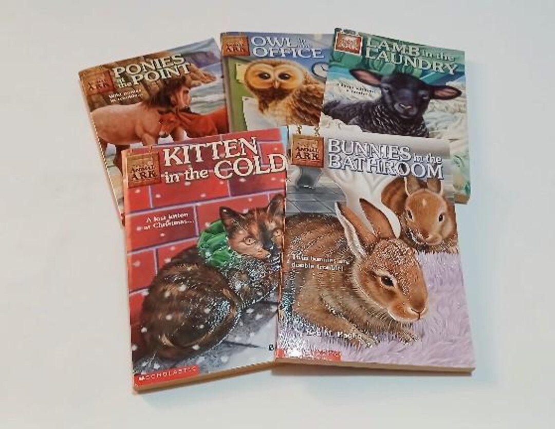 Early 2000s Set of 5 Animal Ark Books by Ben Baglio Vintage Children's ...