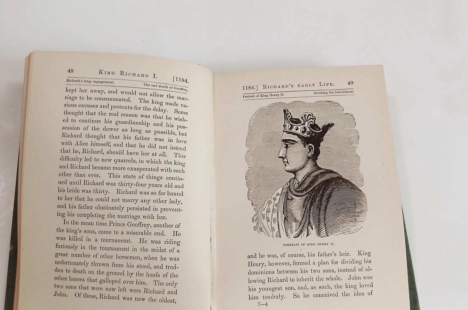 1904 Richard I by Jacob Abbott Antique Vintage Medieval History Books ...
