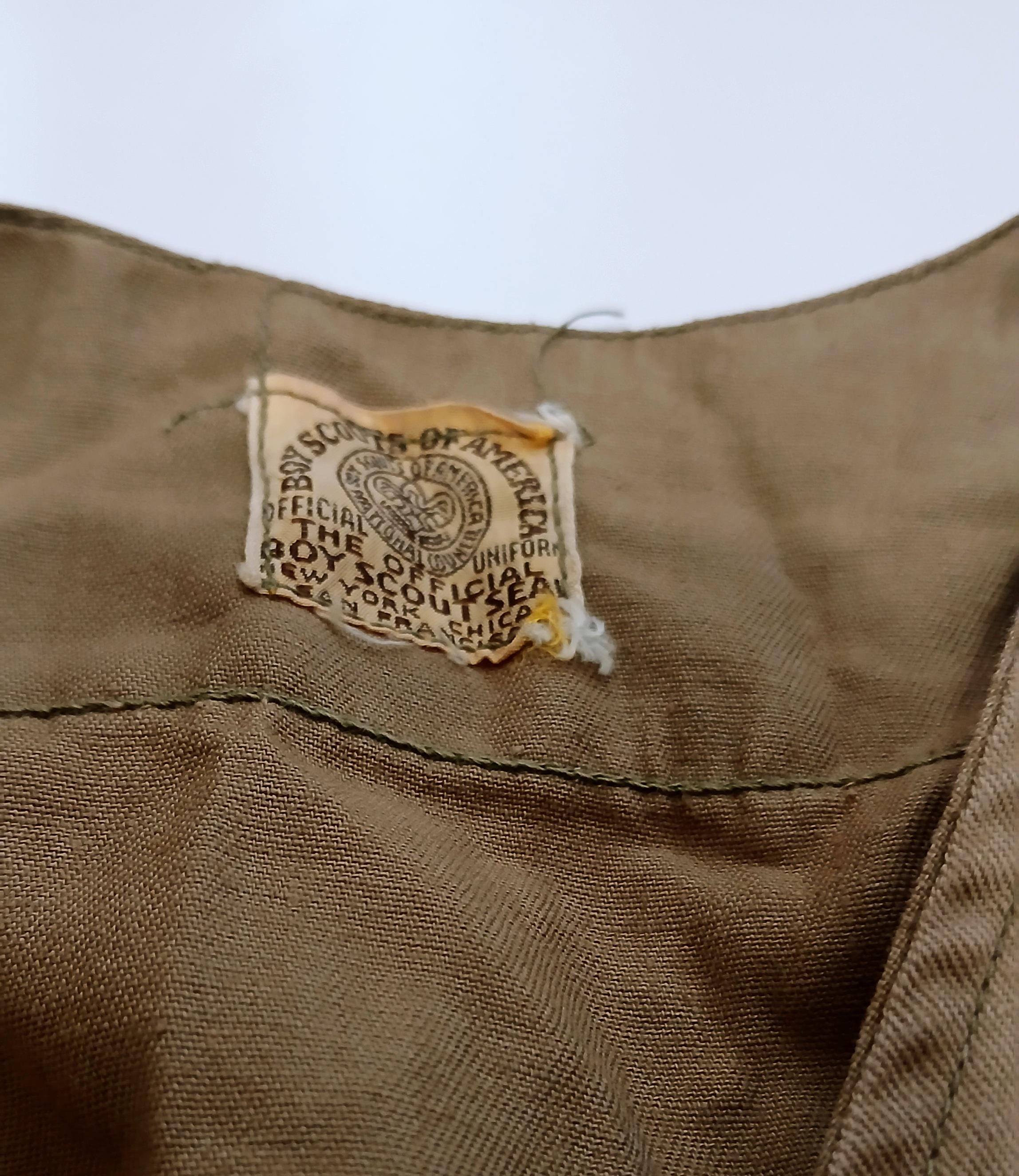 1950s Boy Scouts of America Uniform Short Sleeve Shirt With Patches ...
