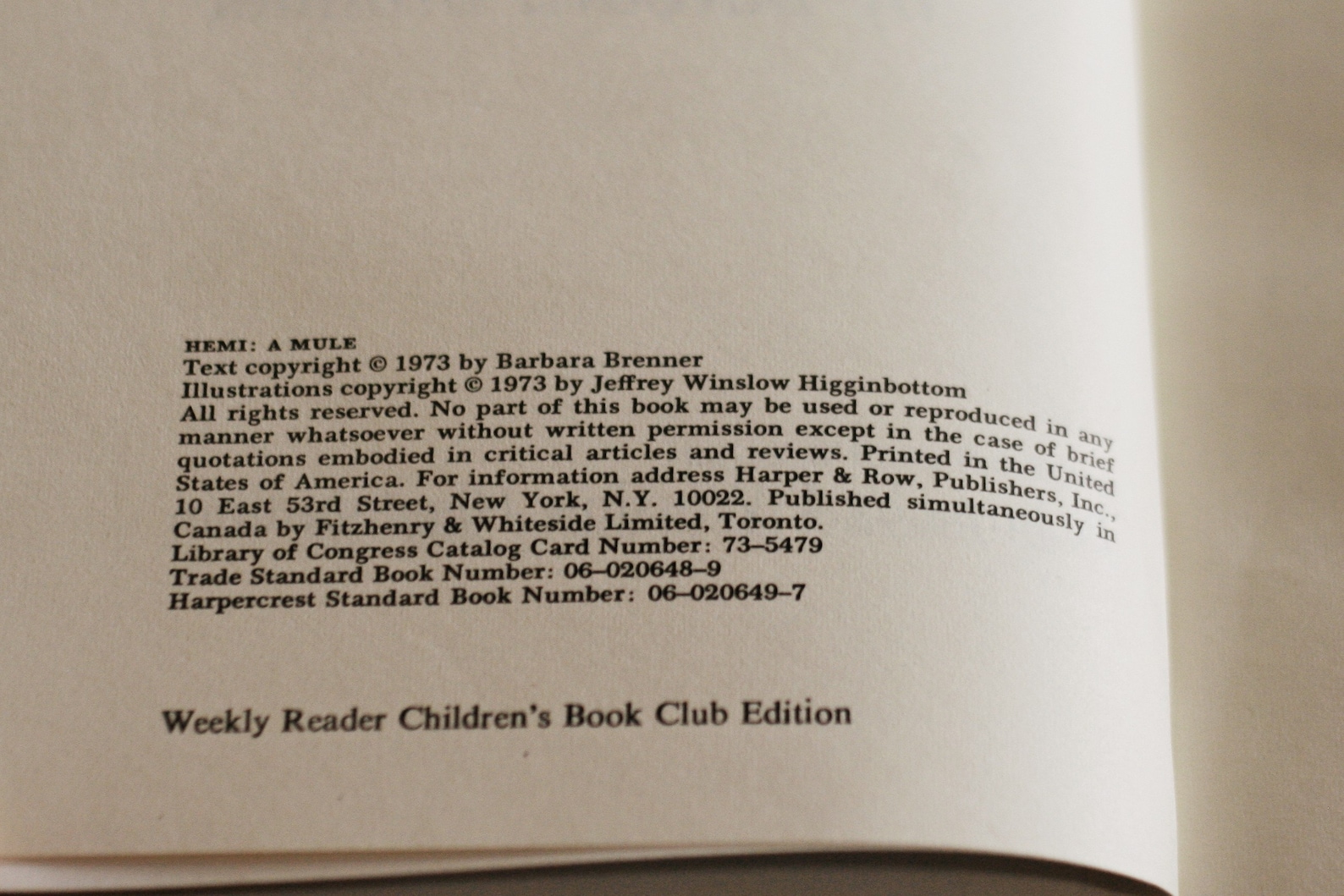 1970s Hemi A Mule by Barbara Brenner Vintage Retro Old Childrens ...