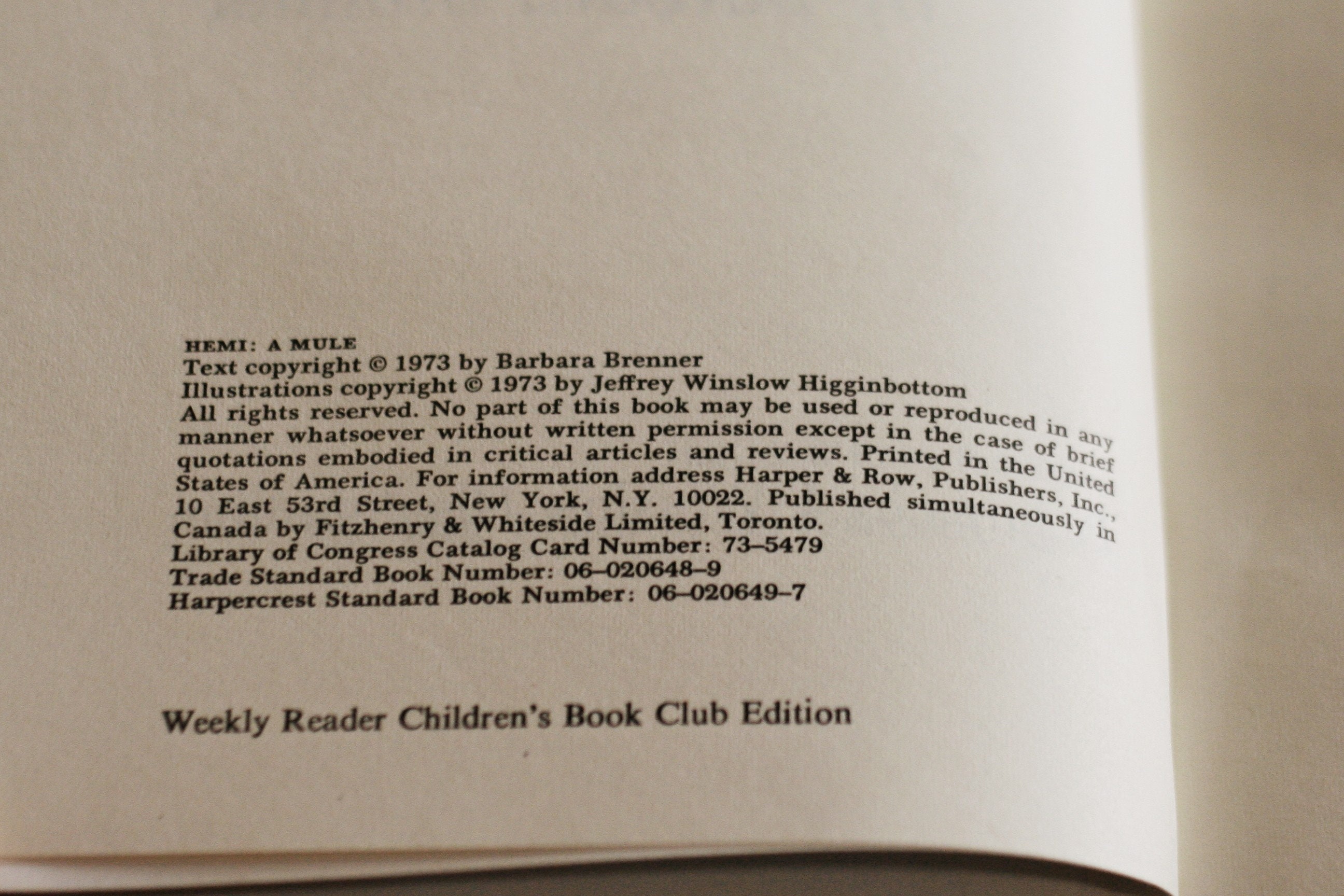 1970s Hemi A Mule by Barbara Brenner Vintage Retro Old Childrens ...