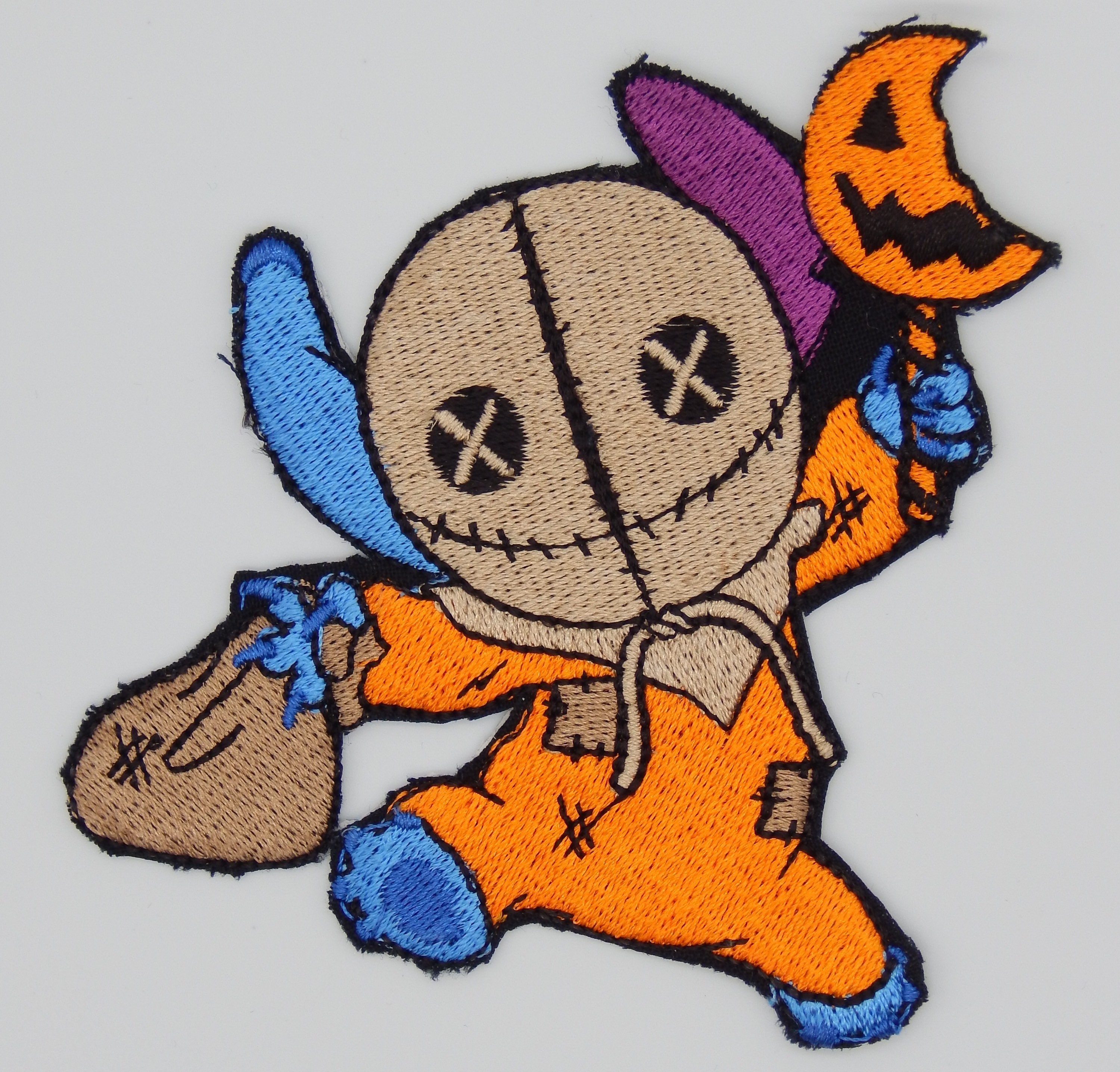 Disney Inspired Halloween Horror Stitch as Sam Embroidered - Etsy