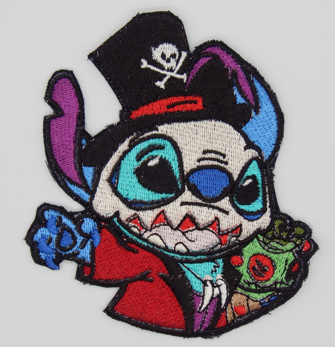 Disney Inspired Villain Stitch as Dr. Facilier Embroidered Iron on ...