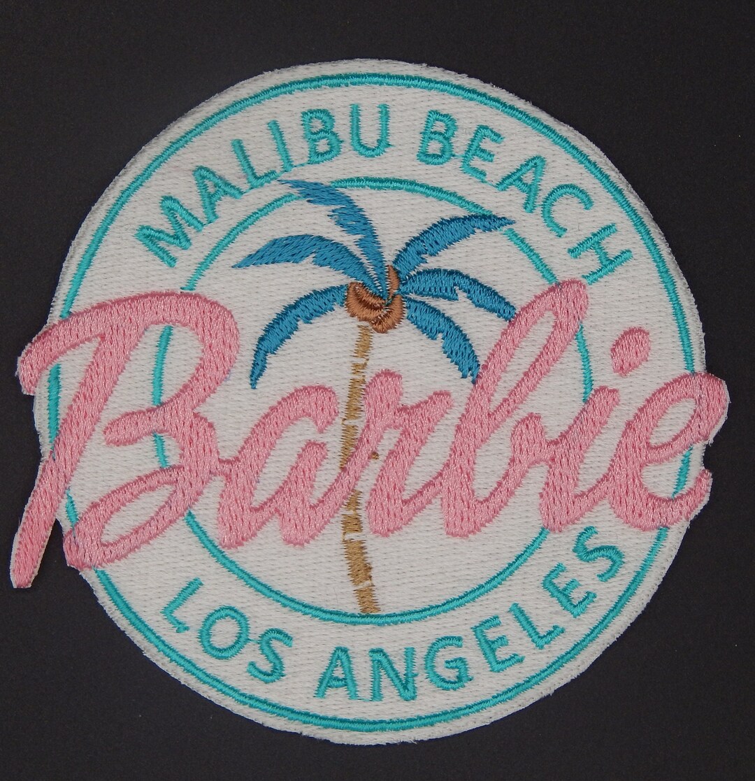 Malibu Beach Barbie Embroidered Iron on Patch - Etsy
