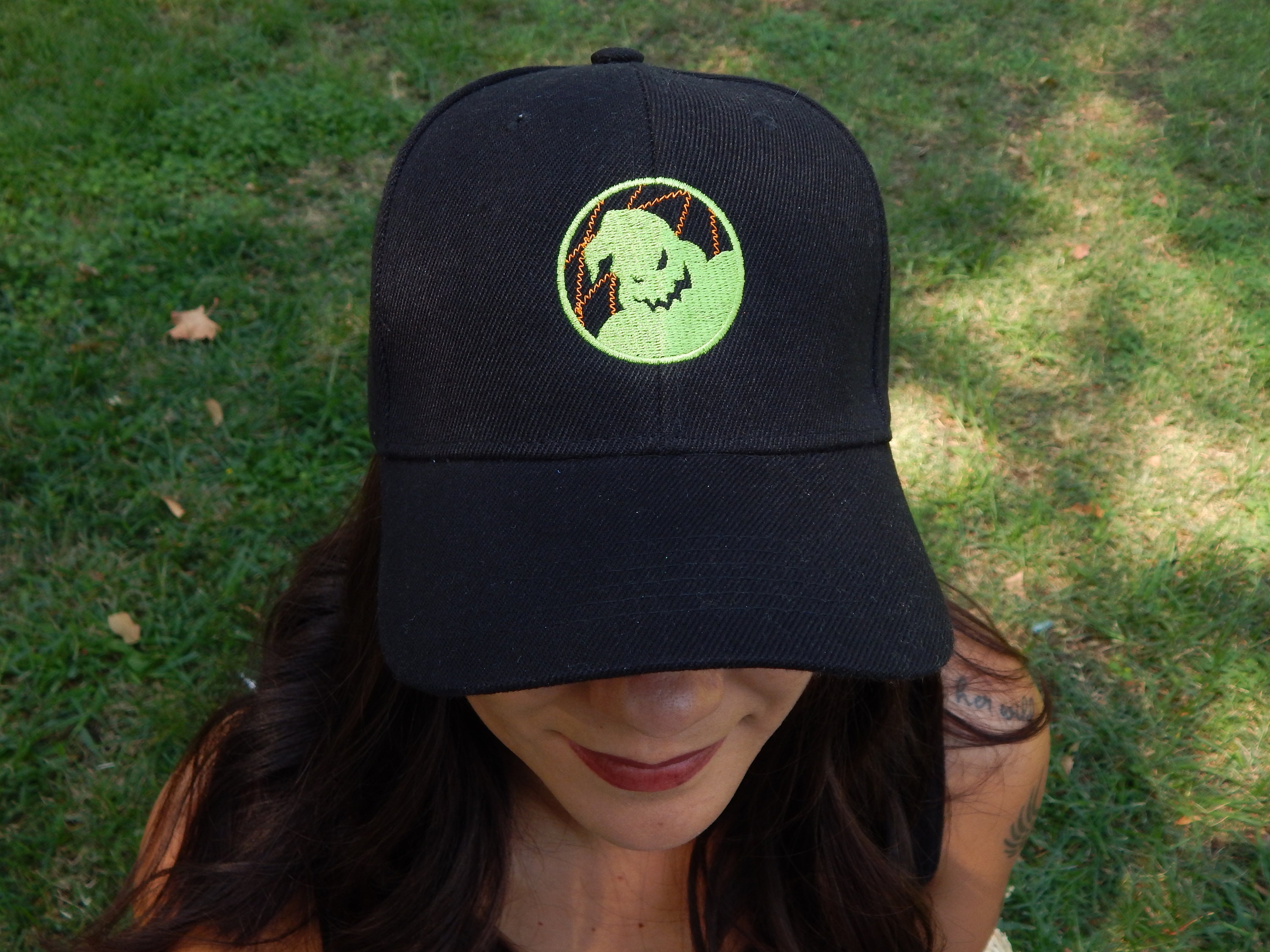 Disney Inspired Oogie Boogie Embroidered Ball Cap - Etsy