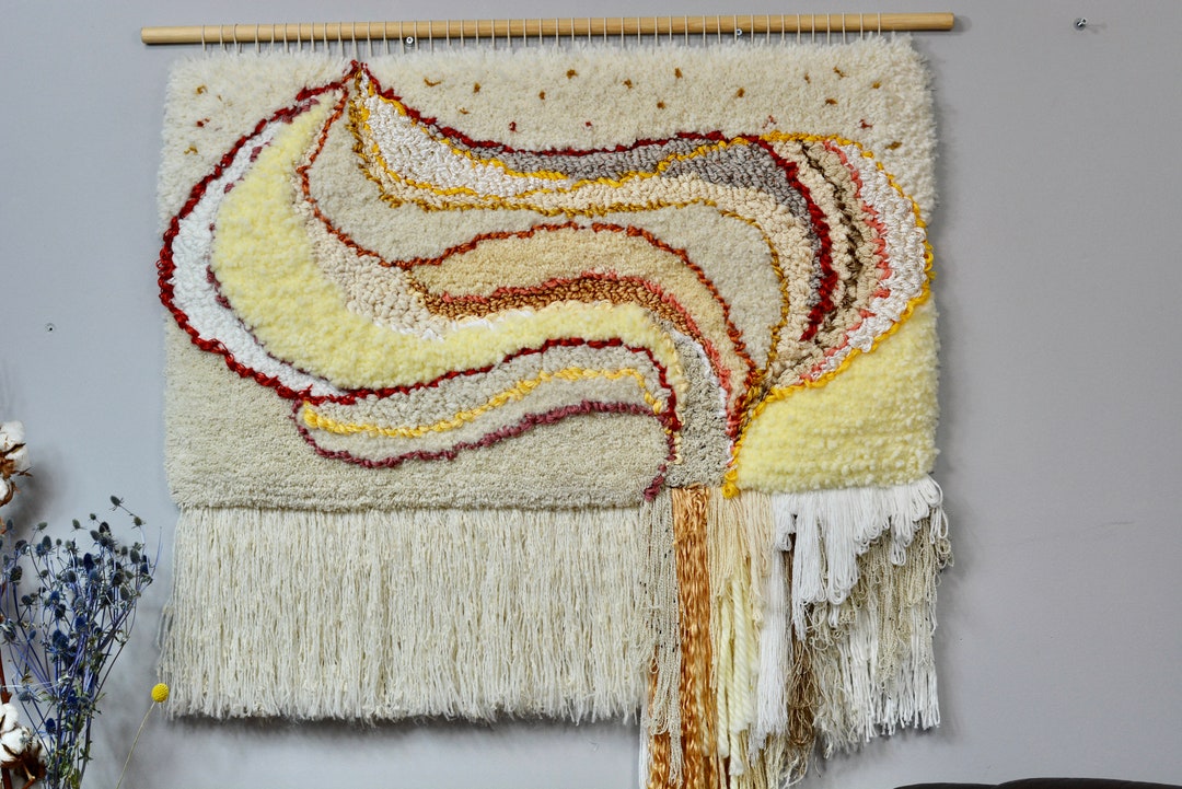 Handwoven Wall Hanging Tapestry - Unique Weaving Art for Home Decor ...