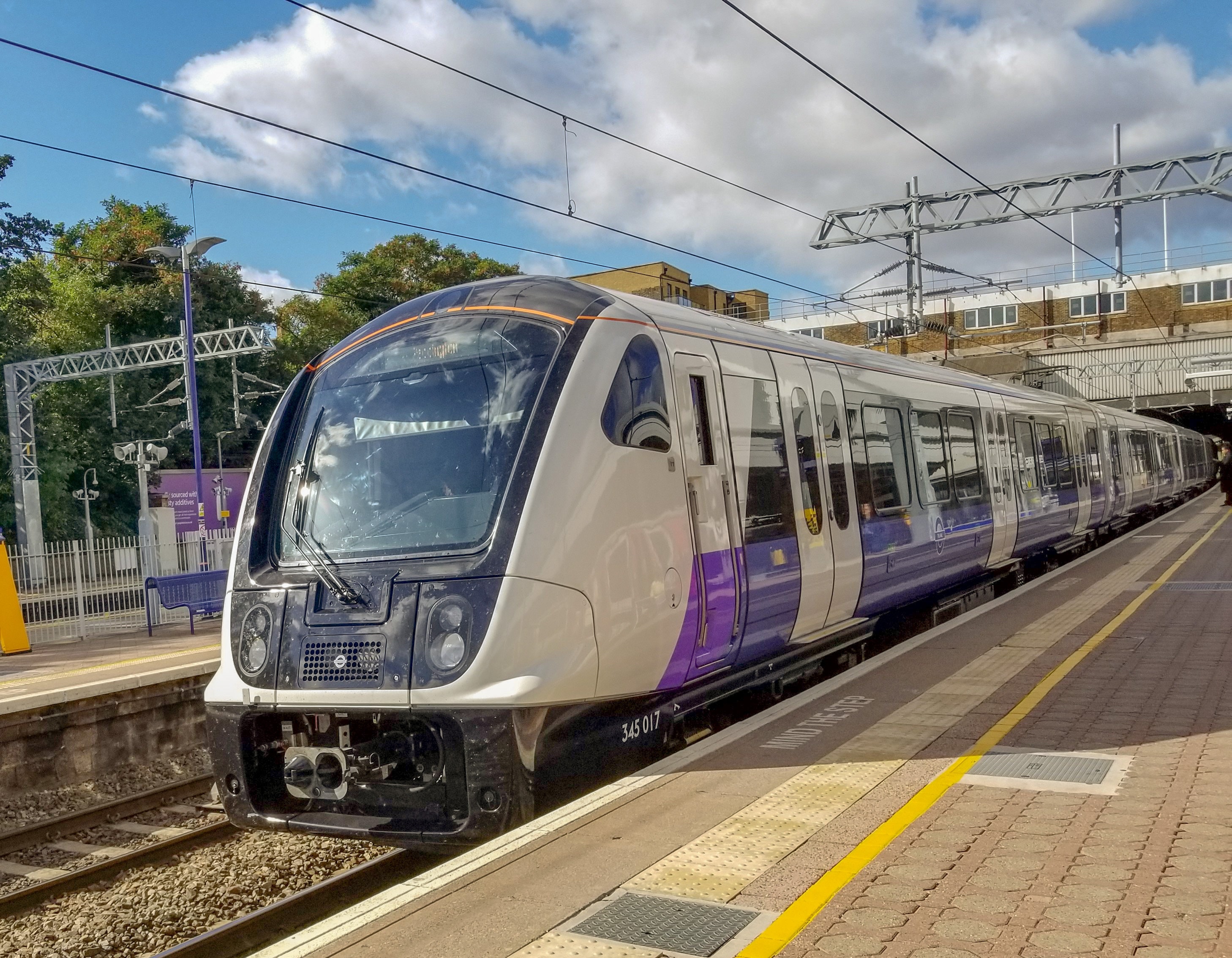 Bombardier Class 345 Aventra Multi-unit Train at Ealing Broadway ...