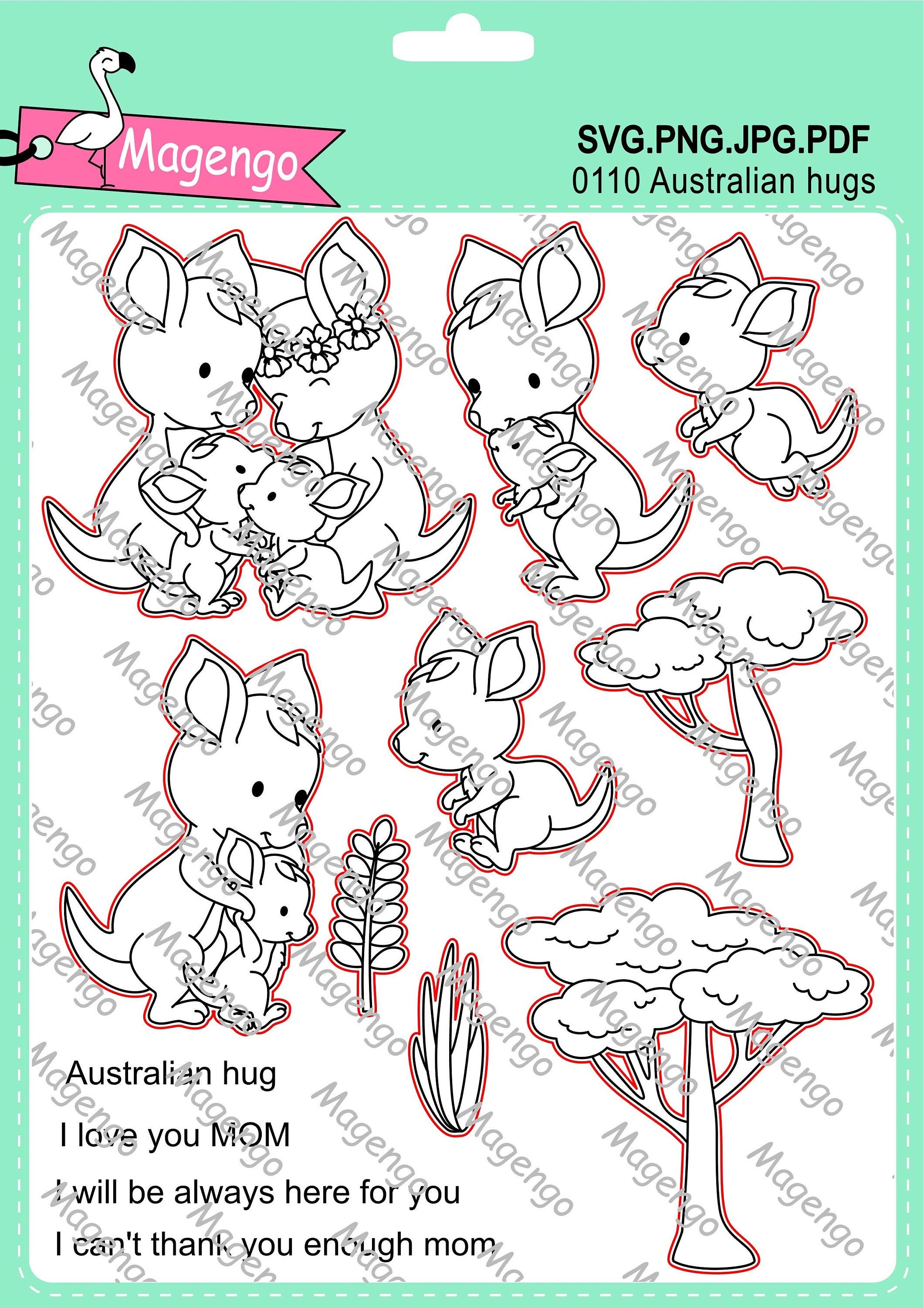 Angelas Bastelwelt: ♥DT Magengo - Australian Hugs ♥