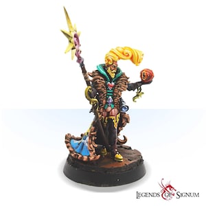 Fifth Element Miniature Ruby Rhod, 32mm Resin Miniature, Fantasy Mage ...