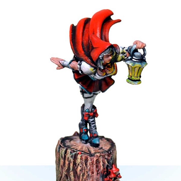 Dnd Miniatures Red Riding Hood - Etsy