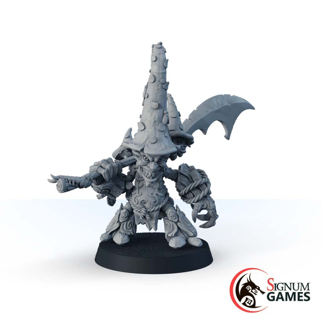 Mushroom Warrior Fantasy Miniatures, Myconid Guardian, Pathfinder and ...