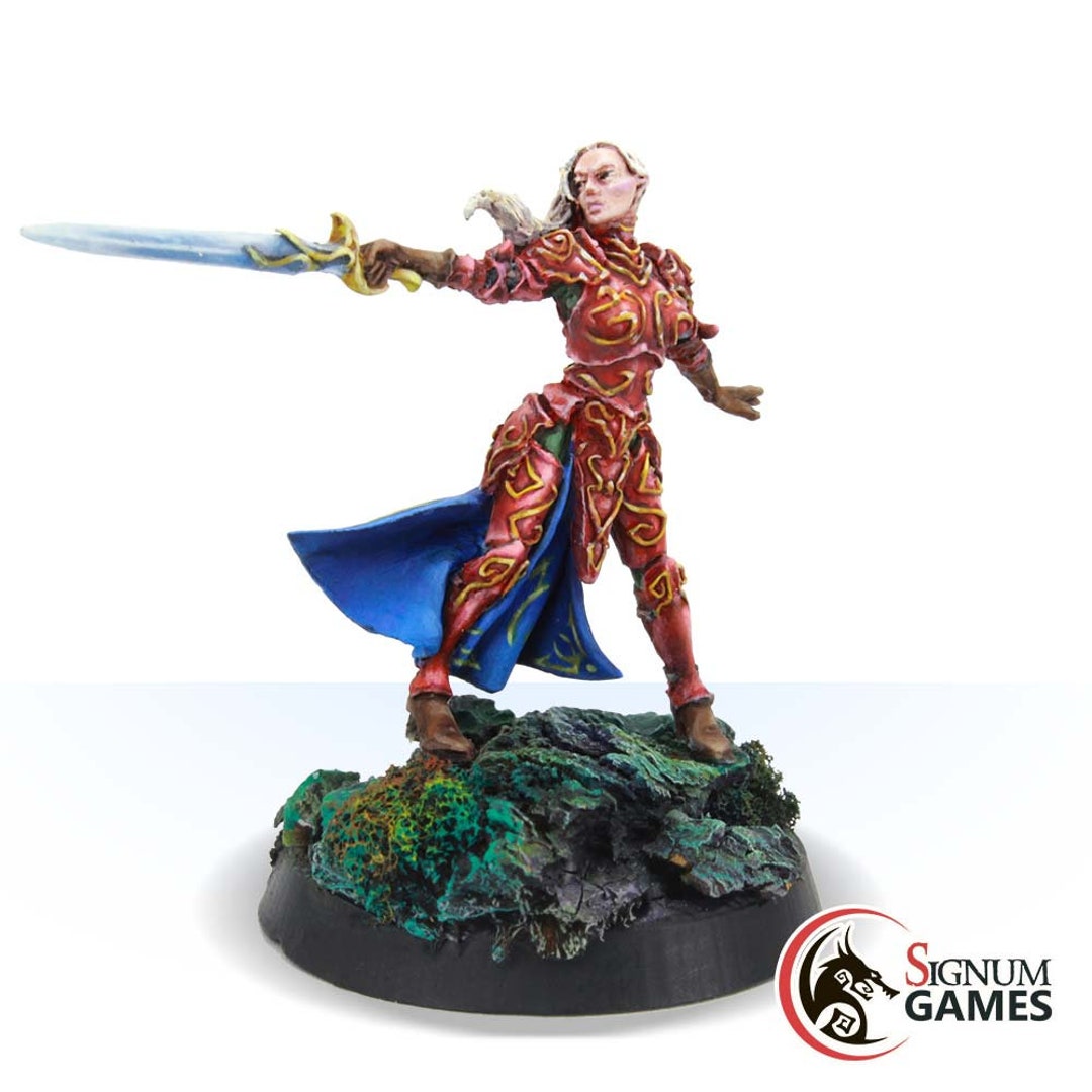 Warrior Female Warrior Miniature Fighter, Lady Alba, Dungeons and ...