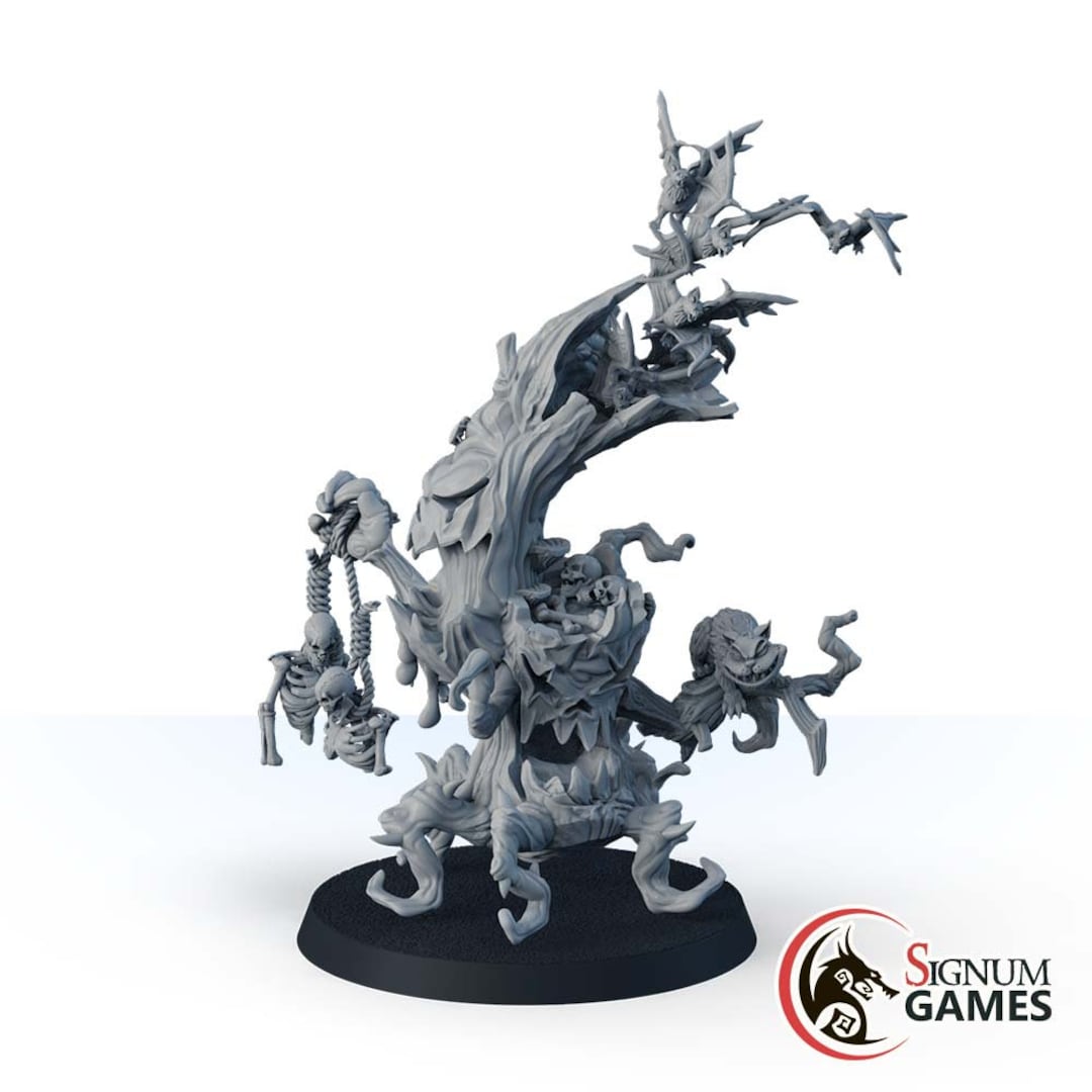 Demon or Corrupted Ent Miniature Angry Ent Fantasy Miniatures ...