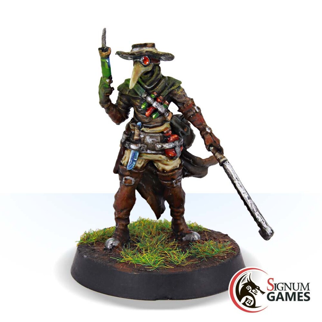 Plague Doctors 3D Tabletop RPG Miniature, 32mm Michelle Gazzini ...