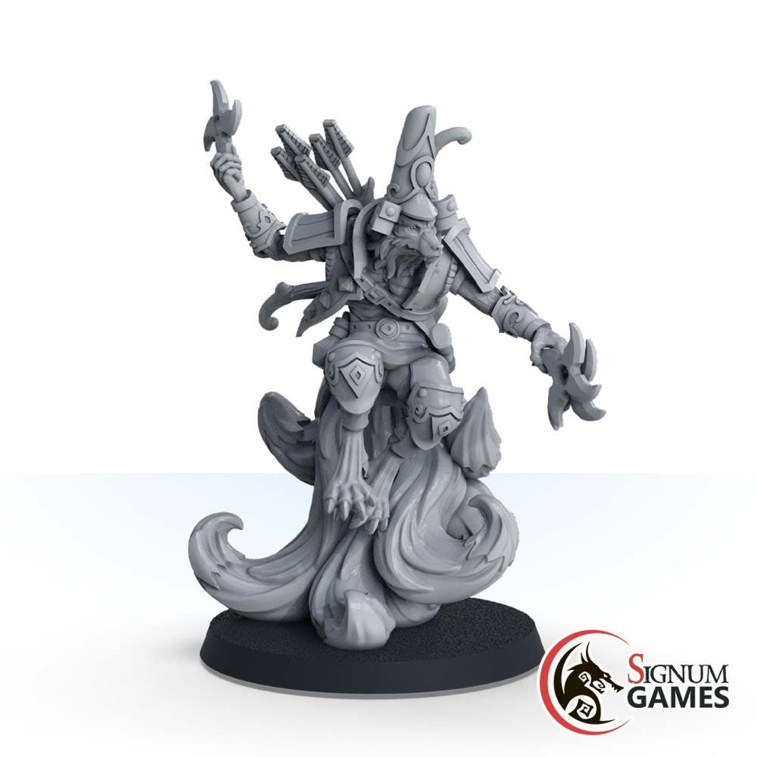 Kitsune Warrior Miniature Fox, Yutaka, the Shadow Blades, Dungeons and ...