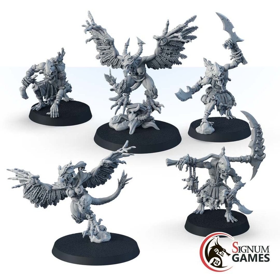 Game Set, Fantasy Character Miniatures, Lair of Monsters, 32mm 28mm ...