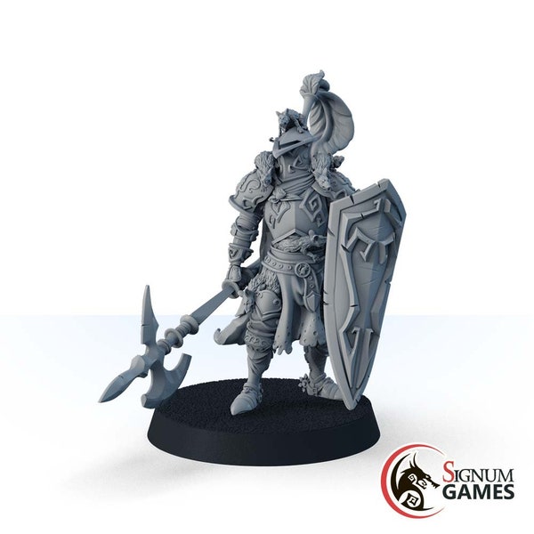 Paladin With Halberd - Etsy