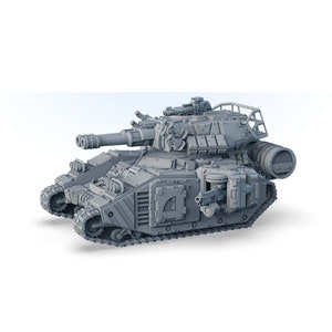 Nemesis Battle Tank With Gatling Cannons, 28mm Scale 3D Printed Painted ...