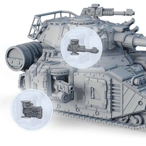 Nemesis Battle Tank With Gatling Cannons, 28mm Scale 3D Printed Painted ...