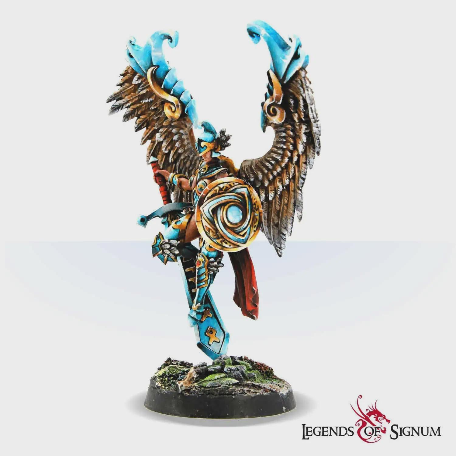 Gudrun Warrior Fantasy Miniature, the Proud Valkyrie Spirit 28mm / 32mm ...