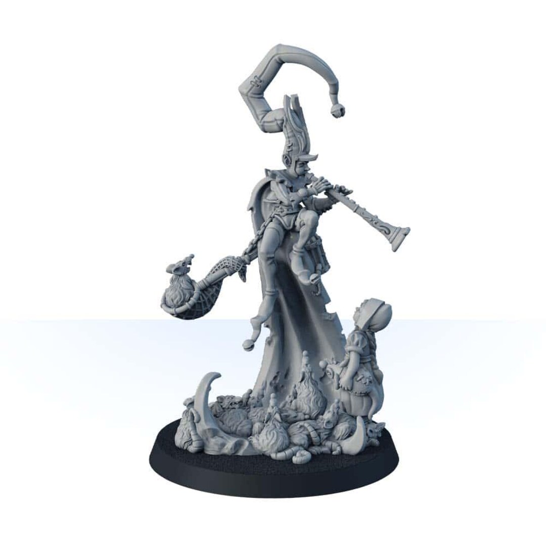 Painted Bard Magic Dnd Fantasy Miniature Accessory, Pied Piper, Rat ...