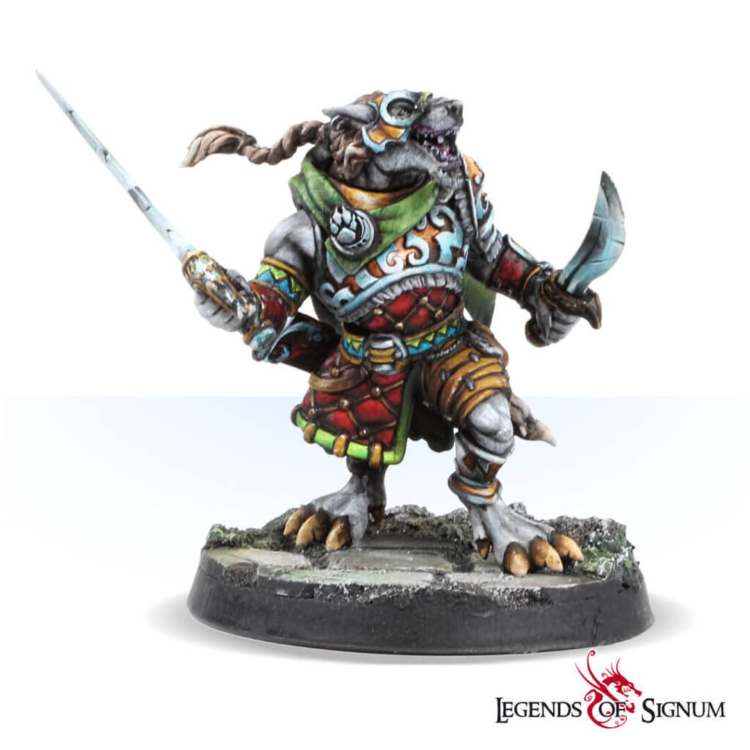 Wolfen Warrior Ranger Rogue, Kamidar the Dragon Liver Devourer, 3D ...