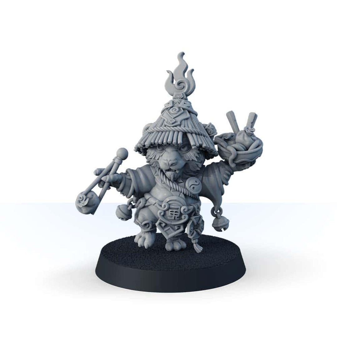 DND Fantasy Miniature Baby Panda Commoner, the Food Lover Beastmen 3d ...