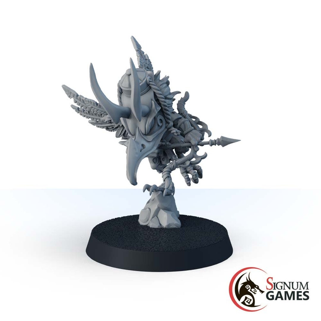 Minion Warrior Fighter, Akai Tengu, the Raven of Wrath, 28mm 32mm Scale ...