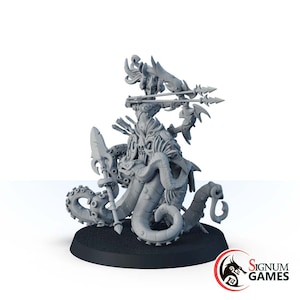 Octopus Mermaids Set, Fantasy Miniatures, Unpainted Miniature Pack Octo ...