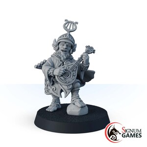 Dnd Mini Halfling Musicians, Cheerful Halfling Orchestra, 3D Resin ...