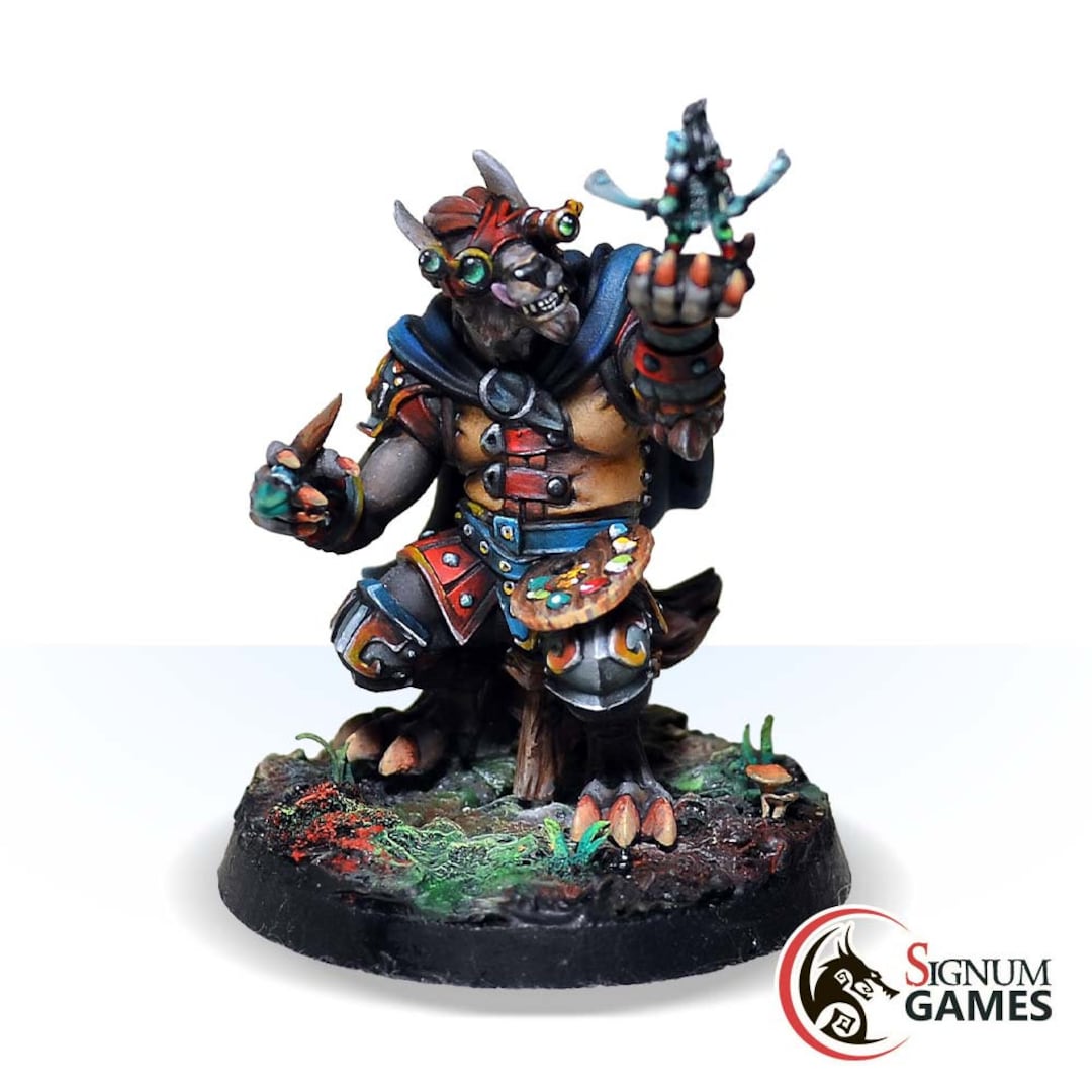 Beastman Bard 32mm 28mm Scale Resin Miniature for Tabletop Games ...