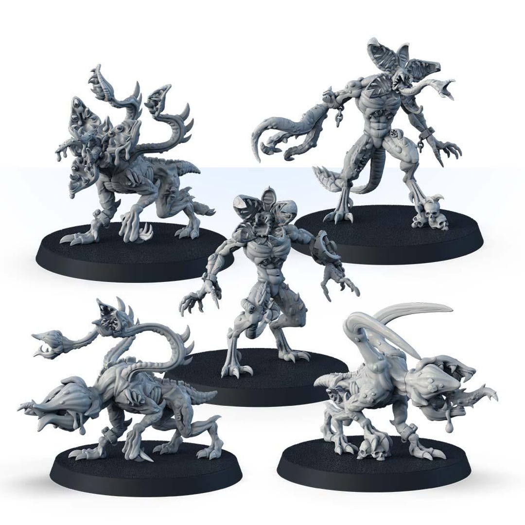 Demogorgon Pack of Abomination DND Fantasy Miniatures Set, Monsters 3D ...