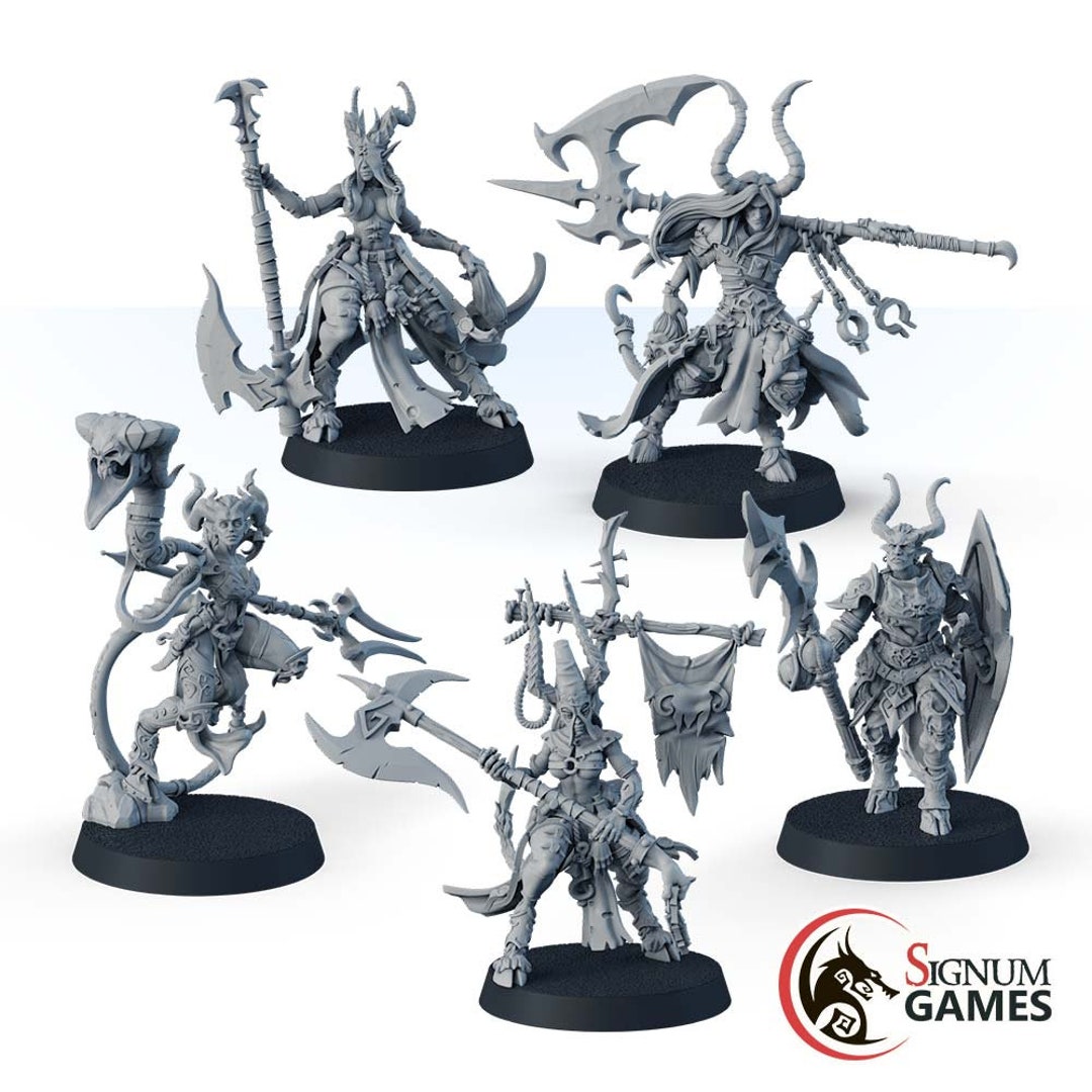 Fantasy Miniatures Mini RPG Tabletop Miniature Painting Great Gift Idea ...