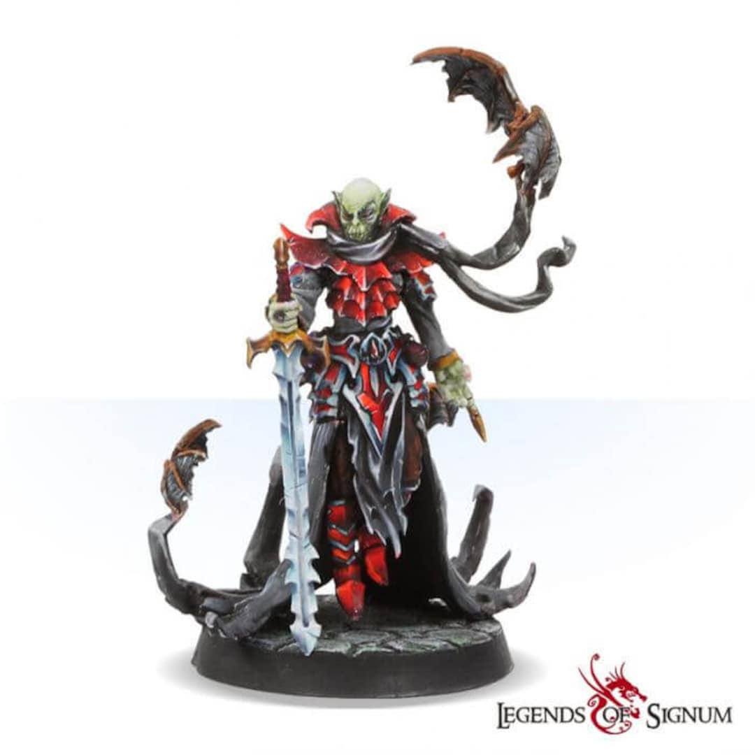 Vampire Lord Dnd Miniature, Highly Detailed Resin 3D Printed Miniature ...