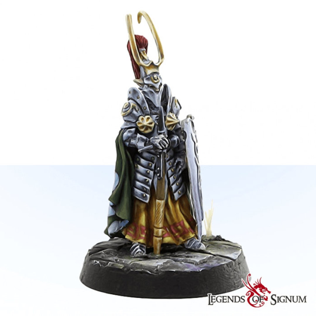 Captain Gil-talas, Fantasy Miniatures 32mm Miniatures, Dnd Characters ...