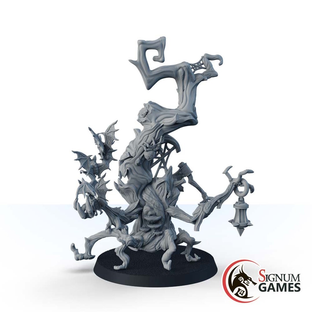 Cursed Ent Fantasy Miniatures, Halloween Miniatures Dark Forest Fantasy ...