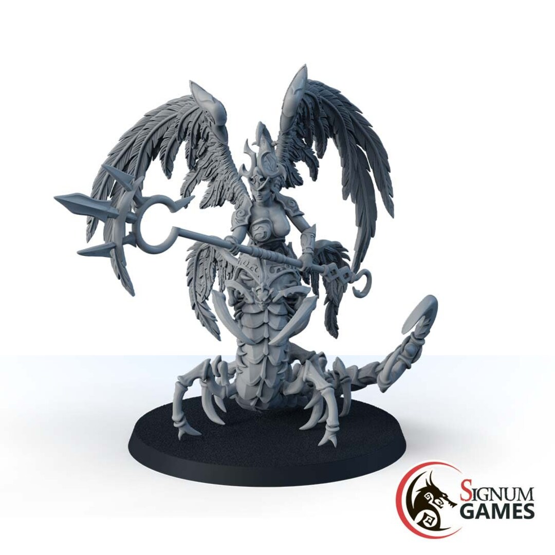 Barbarian Nephilim Miniatures, Berserk Miniature, Noctia, the Darkshade ...