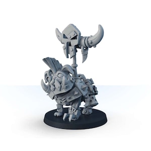 Galaxy Conqueror Pugs, War Commander Warrior Paladin Pug, 32mm 28mm ...