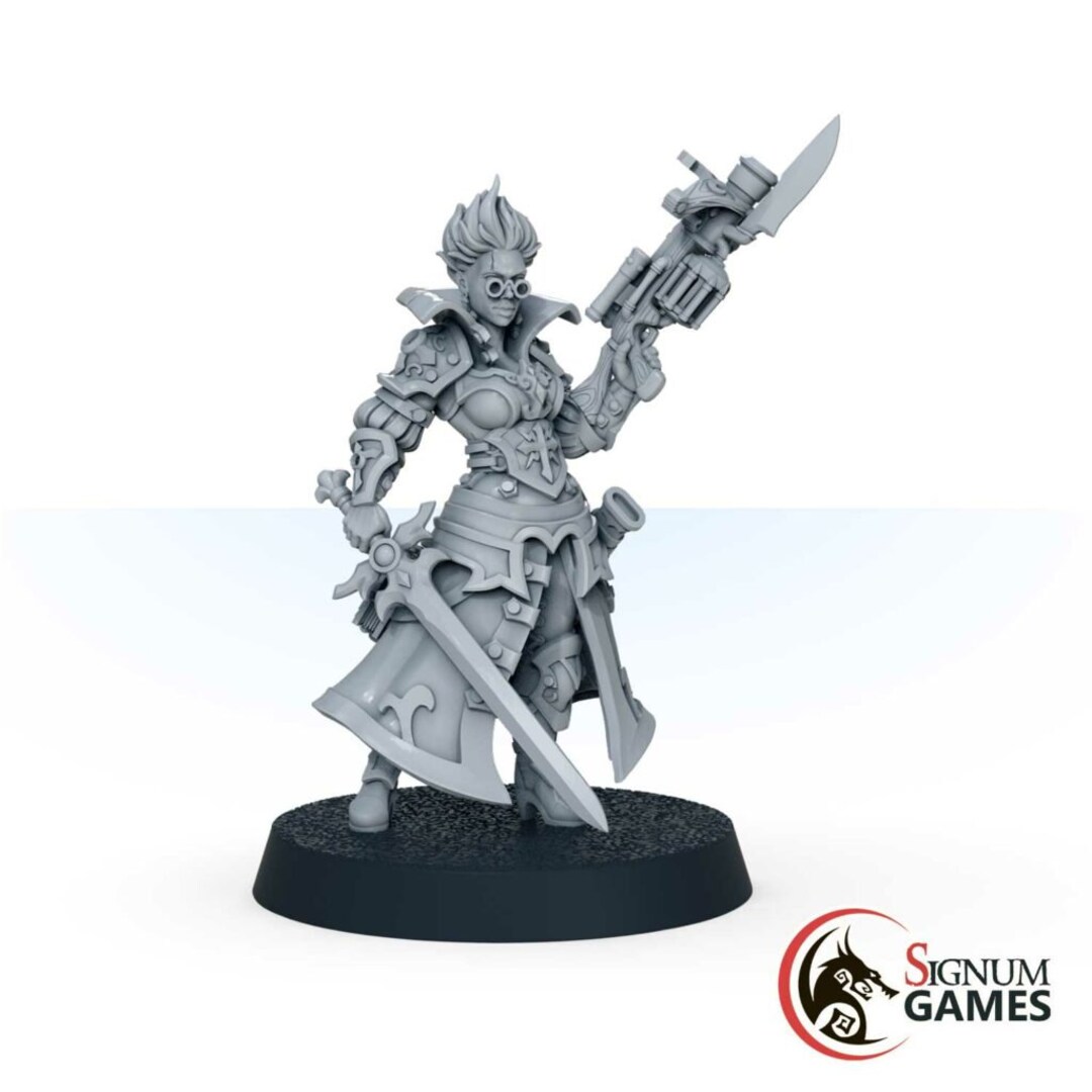 Fighter Ranger Dnd Fantasy Miniature, Monster Witch Hunter, Ingrid, the ...