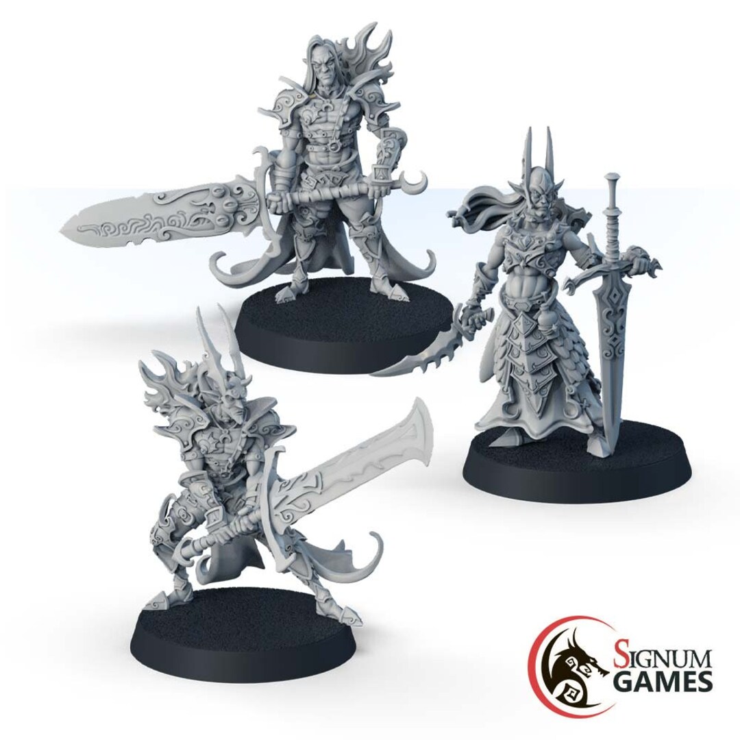 Royal Guard Miniature Unpainted Miniature Swordsmans of the House ...