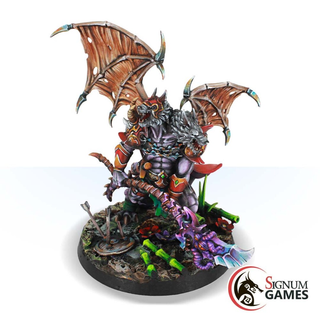 Berserk Barbarian Demon Wolfen, Lord Riken, Returned From the Abyss ...