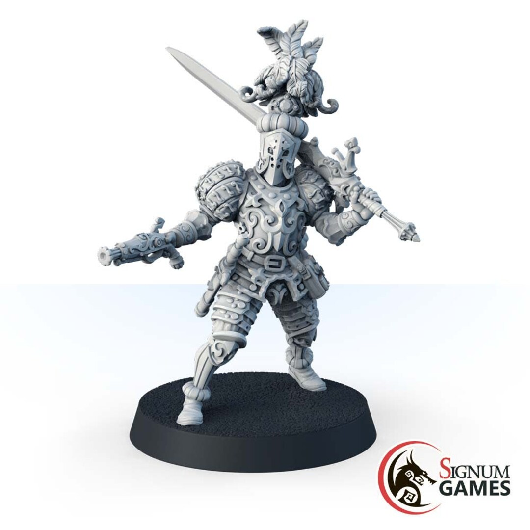 Fighter Knight Pistol Warrior, Sir Demris, the Free Baronies Knight ...