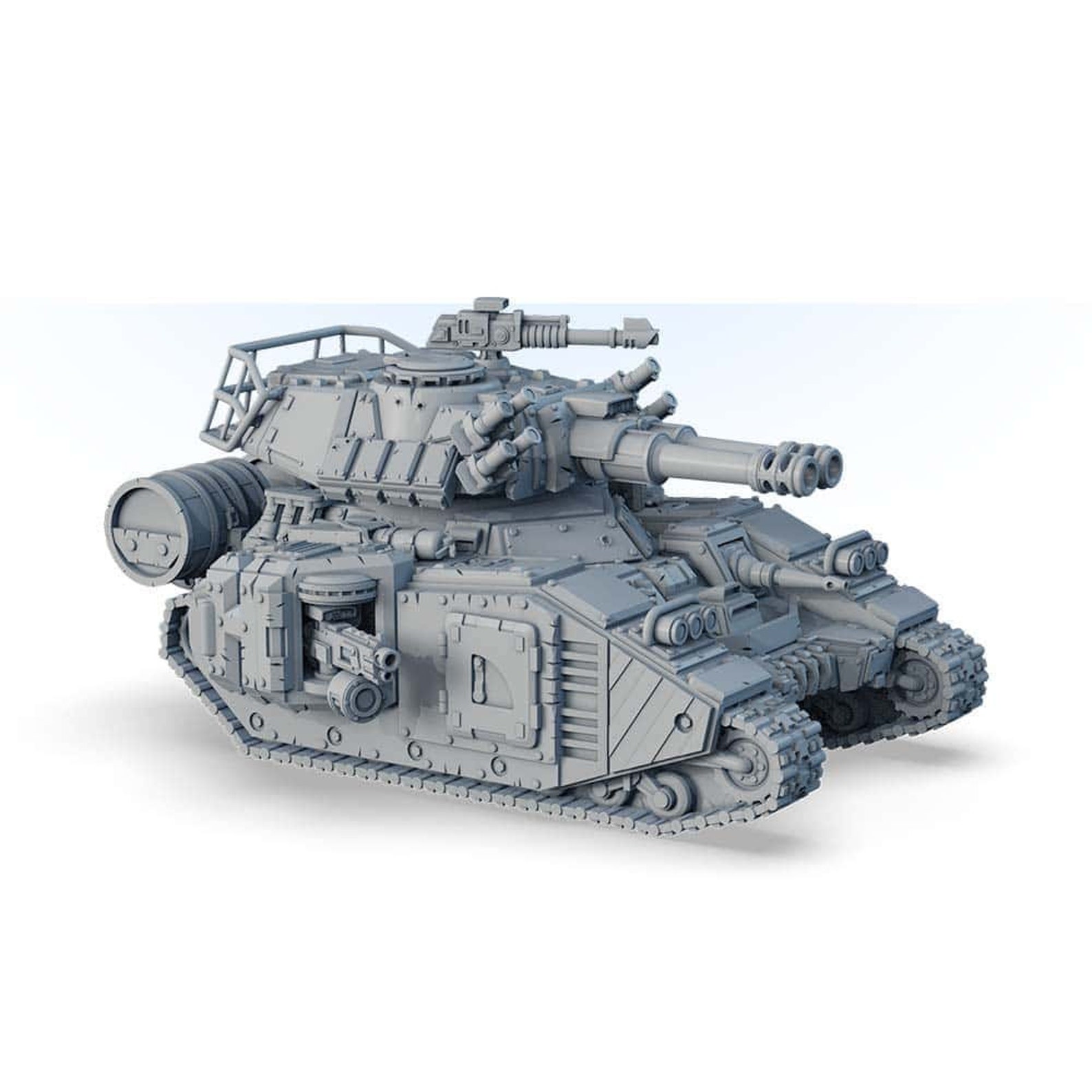 Nemesis Battle Tank With Gatling Cannons, 28mm Scale 3D Printed Painted ...