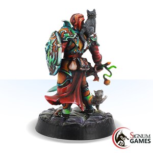 32mm Male Human Dnd Fighter With Sword and Shield, Knight Dungeons and ...