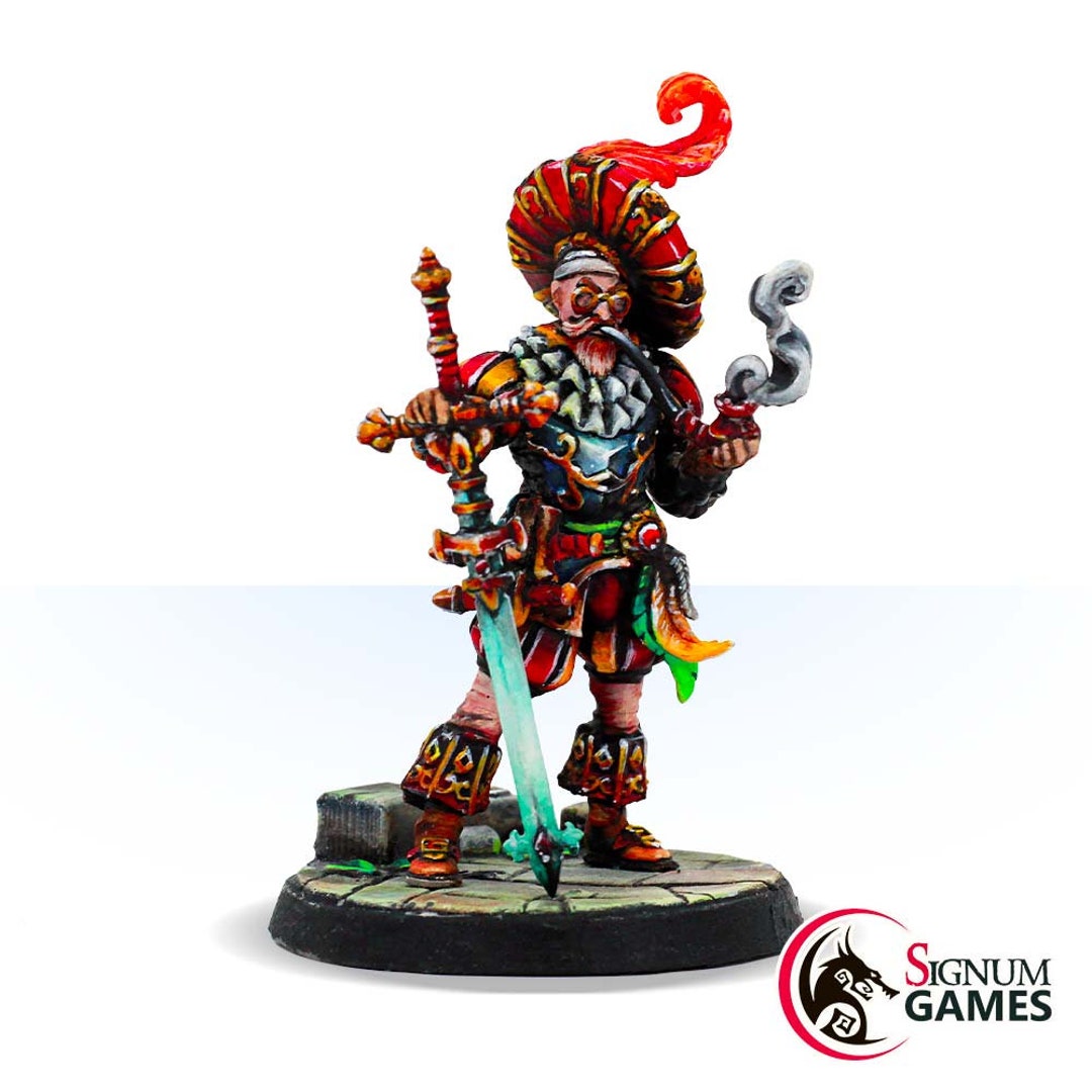 Knight Warrior Fighter, Baron Korff, the Noble Warrior, 28mm 32mm Scale ...