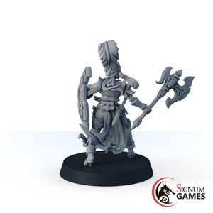 Plague Legionary With Axe, Human Female Undead Fighter Paladin Warrior ...