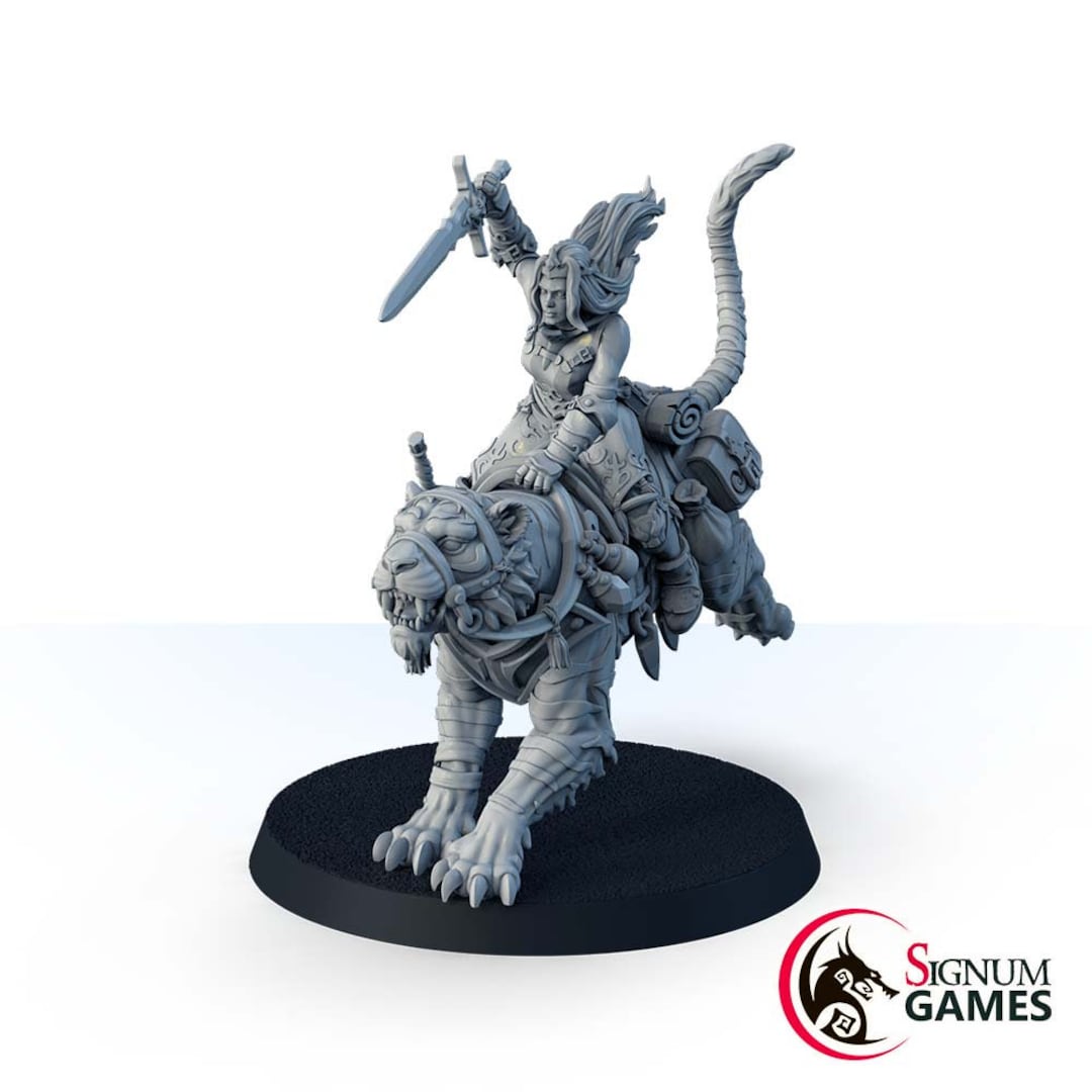 Ranger Rider Warlord Warrior, Anita, the Big Paw, Tabletop RPG Dnd ...